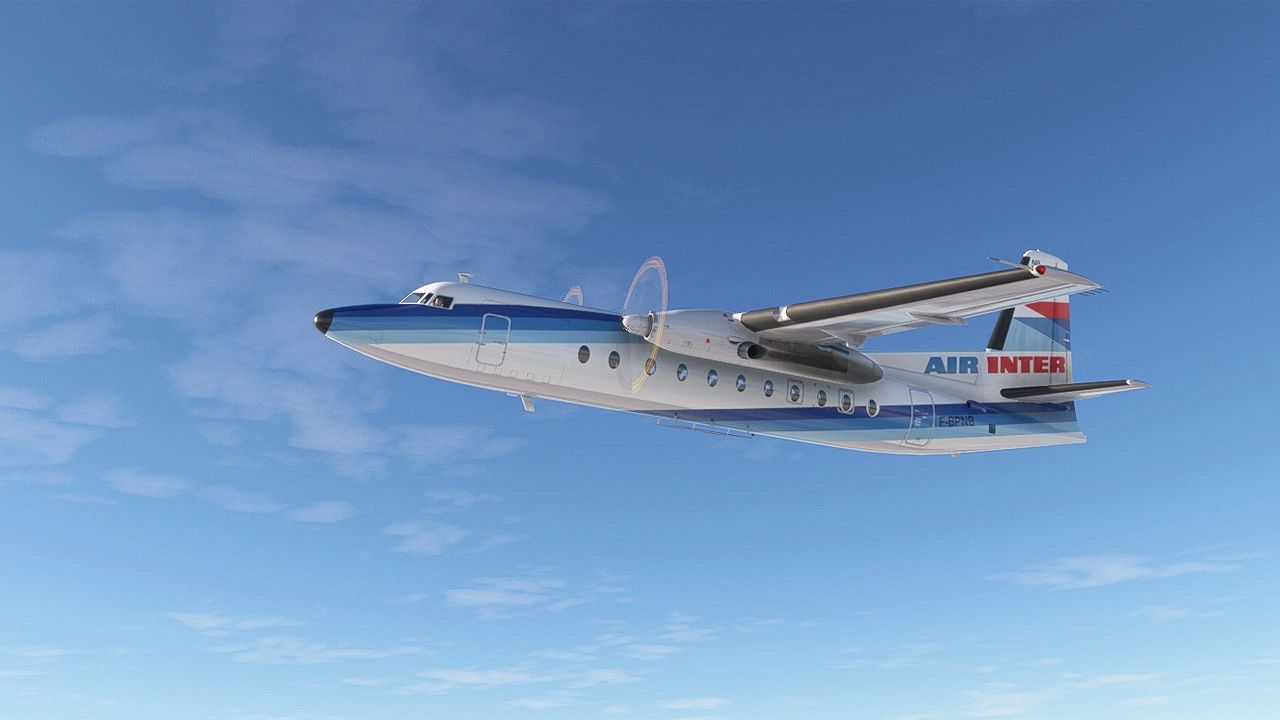 Il Fokker F27-MK500 gratuito riceve un aggiornamento - Flightsim.to News